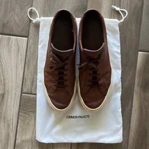 Common Projects | Shoes | Common Projects Brown Leather Textured ...